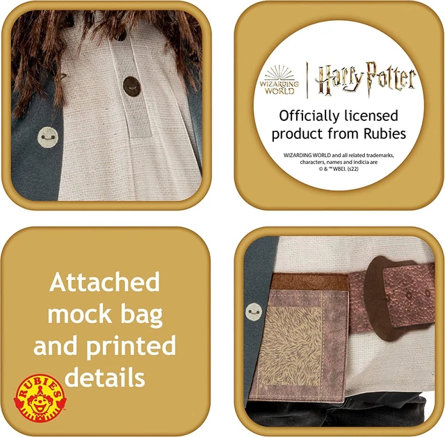 RUBIES OFFICIAL HARRY Potter Deluxe Hagrid Child Costume, Kids Fancy ...