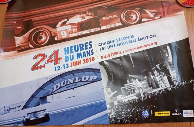 Affiche Poster Officielle 24 Heures Hours Du Mans 24h 2010 Non Pliée