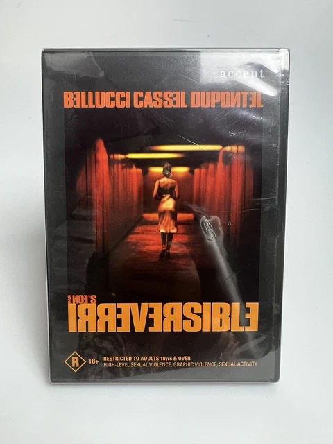 IRREVERSIBLE DVD 2002 Gaspar Noe Monica Bellucci French R4 RARE OOP $32 ...