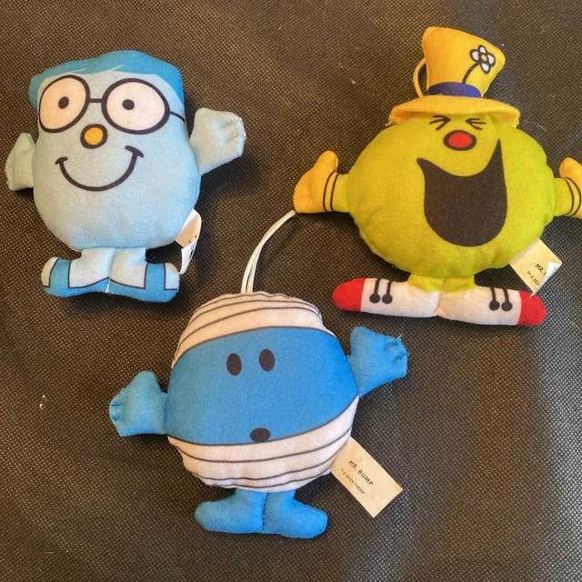 MR MEN MCDONALDS Happy Meal Soft Toys 2024 x 3 : Mr Calm, Mr Bump & Mr ...