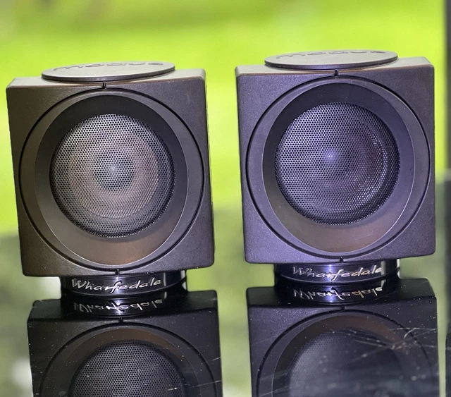 *READ WHARFEDALE MODUS Surround Sound Bookshelf Cube Speakers - Pair ...