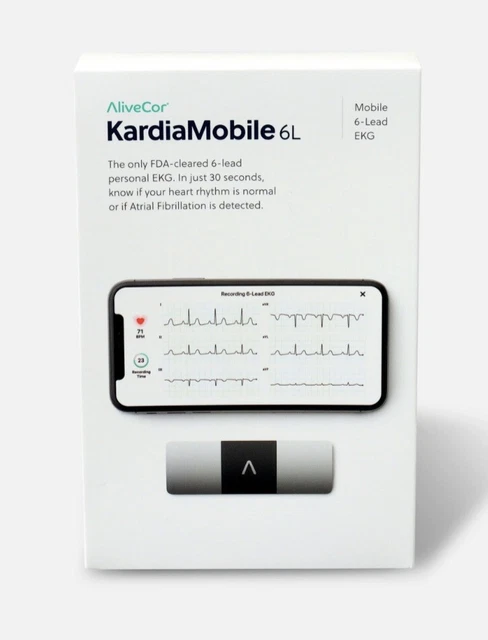 ALIVECOR KARDIAMOBILE 6L Personal EKG 6 Lead $94.00 - PicClick