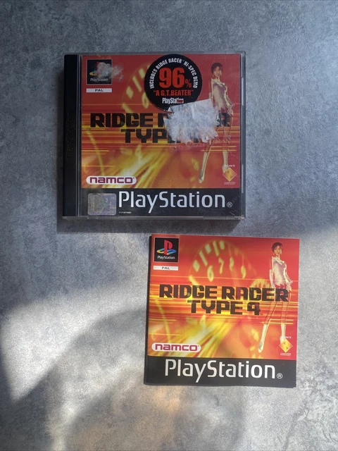RIDGE RACER TYPE 4 - PS1 PAL 1998 2 Discs Original & Complete EUR 20,13 - PicClick DE