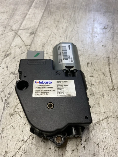 MERCEDES W212 SCHIEBEDACH Panorama Motor Antrieb Schiebedachmotor ...