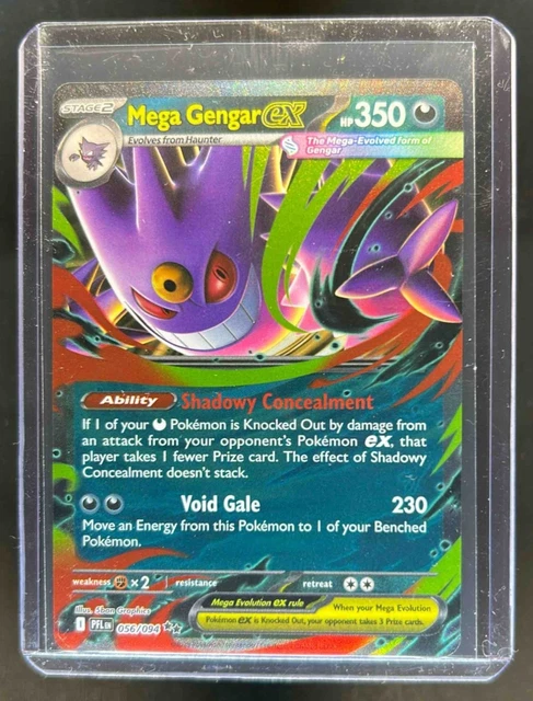 2025 POKEMON PHANTASMAL Flames Mega Gengar ex Double Rare #056/094 £0. ...