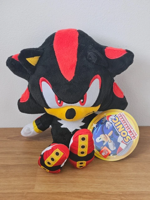 SONIC THE HEDGEHOG Shadow 8" Inch Soft Plush Toy Doll Jakks Pacific ...