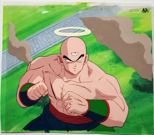 DBZ DRAGON BALL GT Z Animation Production Cel Anime: Tien - 5115 $1,300 ...