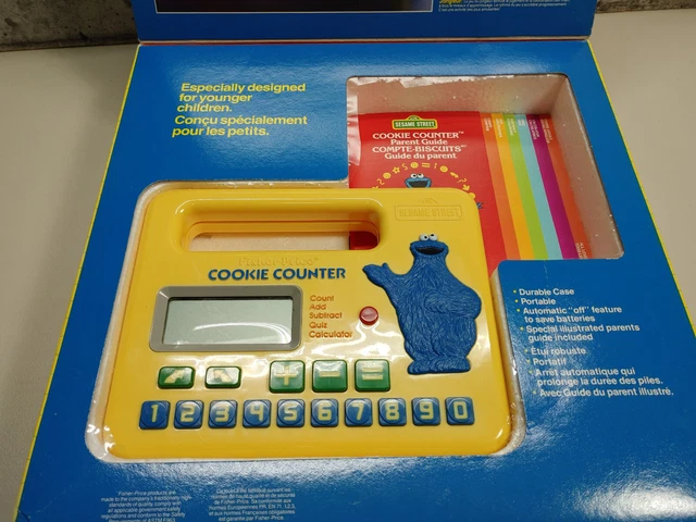 VTG 80S FISHER-PRICE Sesame Street Cookie Counter with Case and Booklet ...