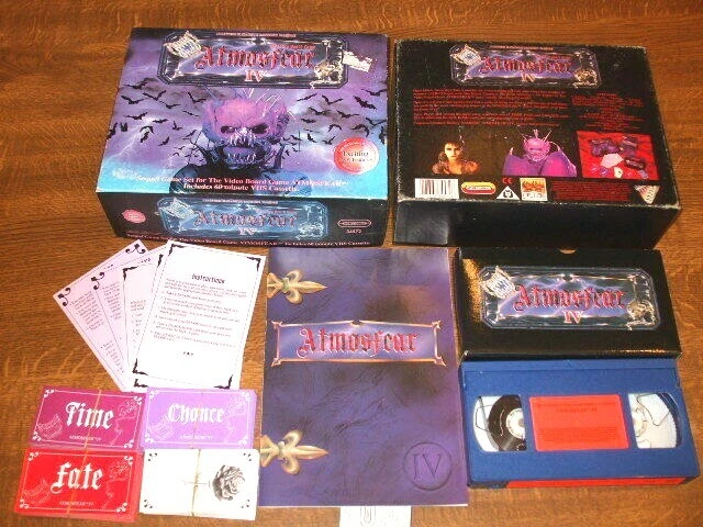ATMOSFEAR IV VHS Video Board Game Expansion Set Add-On ~ Atmosphere EUR ...