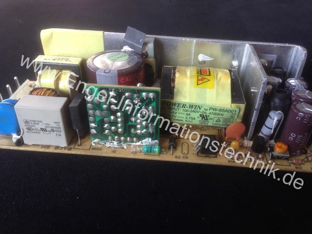 REPARATUR REPAIR VON Power Win PW-65A001, 96051 Netzteil Open Frame PSU ...