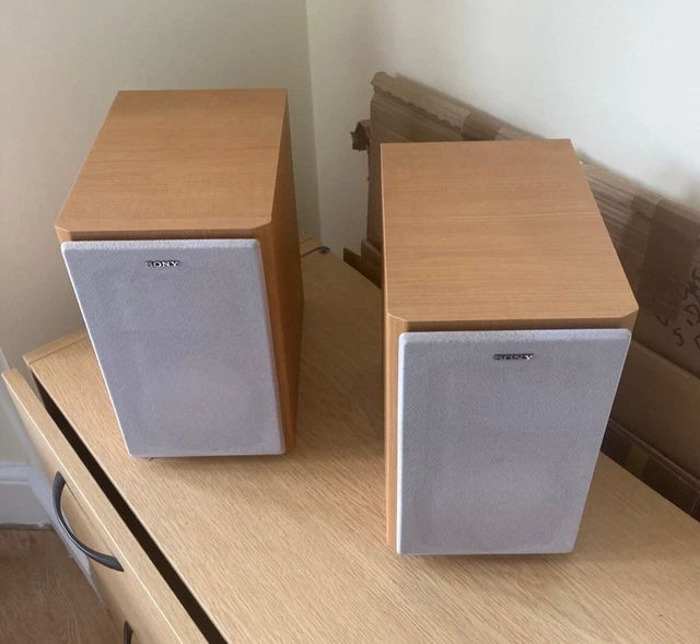 SONY SS-CCP300 BOOKSHELF Hi-Fi Stereo Loud Speakers, 6ohm 30w Tested ...