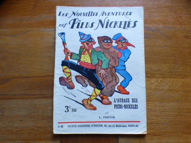 LES PIEDS NICKELES n° 6 L'AUDACE DES PIEDS NICKELES REED 1932 PAPIER ...