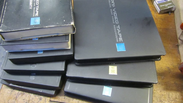 SONY VIDEO TAPE V-32 HELICAL SCAN VIDEO TAPE unused. Reel to reel video ...