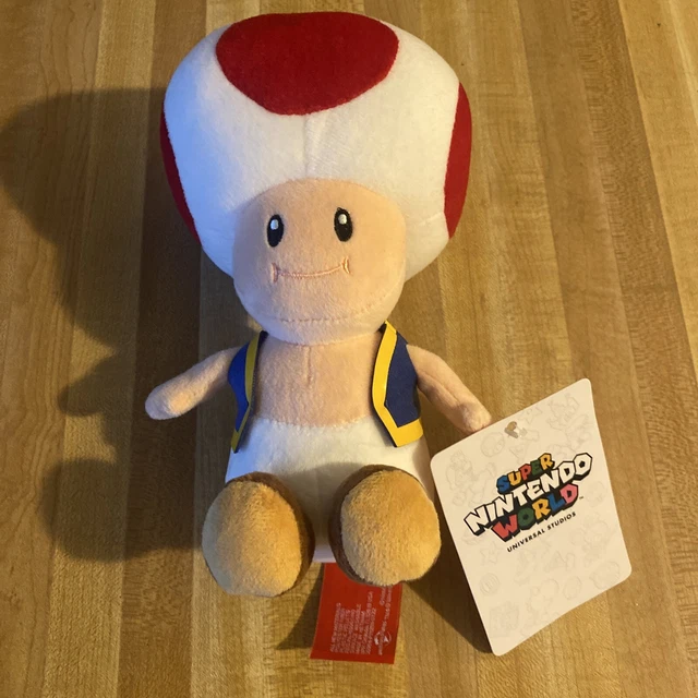 UNIVERSAL STUDIOS HOLLYWOOD Super Nintendo World 7.5” Toad Plush NWT ...