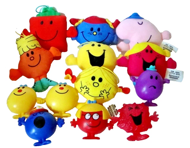 MCDONALDS HAPPY MEAL Toys Mr. Men Little Miss -Mixed Lot 7 Plush, 5 ...