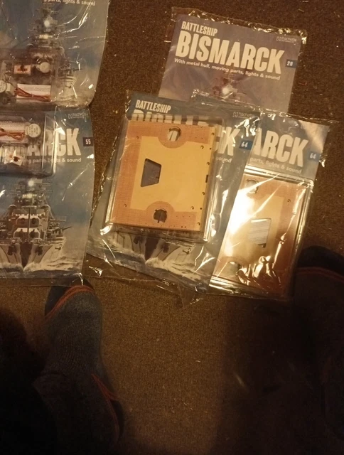 HACHETTE PARTWORKS- BUILD the battleship bismarck £9.00 - PicClick UK