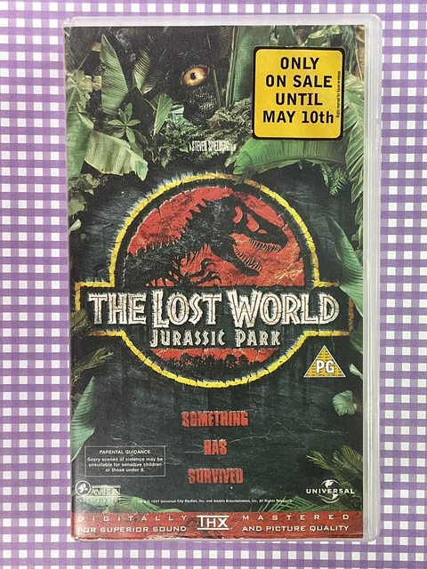 The Lost World Jurassic Park Vhs Video Tape Cert Pg Movie £500 2692