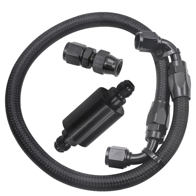 B-SERIES TUCKED FUEL Feed / Return Line Kit B16 B18 B20 For Honda Civic ...