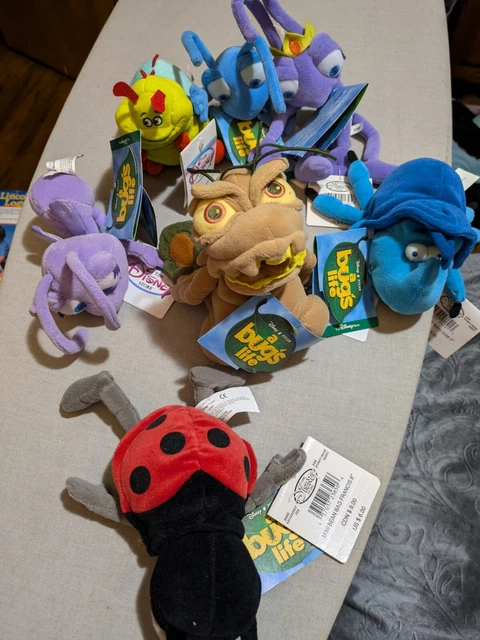 BUG’S LIFE DIM Dot Atta Flik Flea Francis Helmlich. Nwt Lot Of 7 £45.56 ...