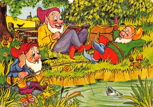 Modern Comic Postcard Gnome No 6303 Large Size Used Good Ha 1 85