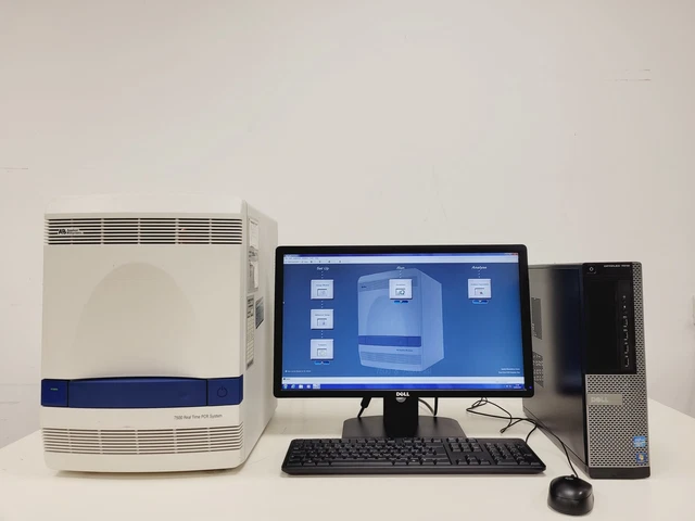 APPLIED BIOSYSTEMS 7500 Fast Real-Time PCR System with PC & Software ...