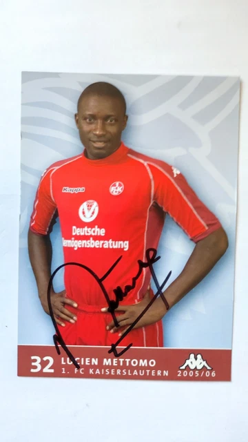 LUCIEN METTOMO, CAMEROON, 1.FC Kaiserslautern, original autograph £1.54 ...