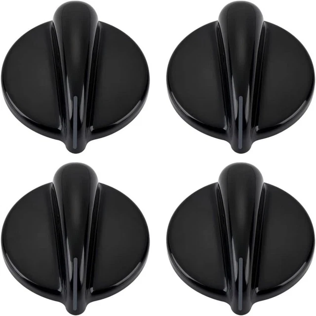 4 PACK ROUND Universal Control Knobs General Electric Cooktop Burner ...