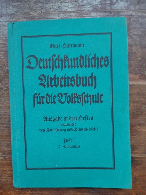 LIVRE SCOLAIRE EN Allemand Date De 1941 Avec Tampon Ww2 St Quirin ...
