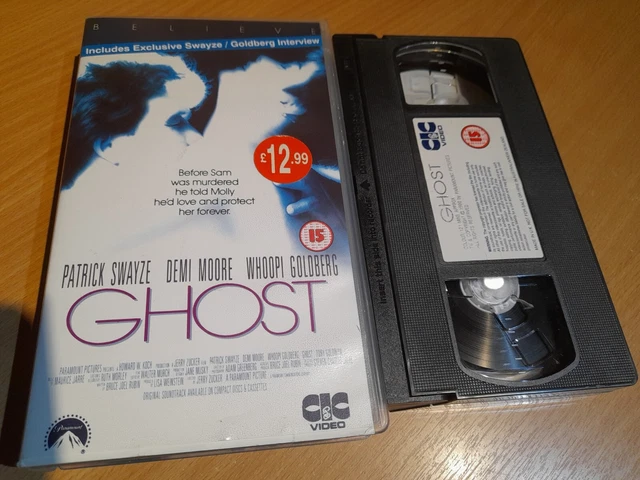 GHOST - PATRICK Swayze - Demi Moore - PAL VHS Video £1.50 - PicClick UK
