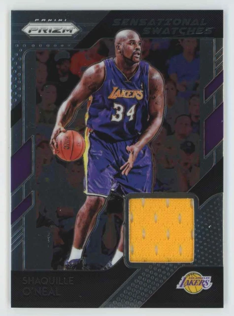 2018-19 PANINI PRIZM Sensational Swatches Shaquille O'Neal Patch Lakers ...