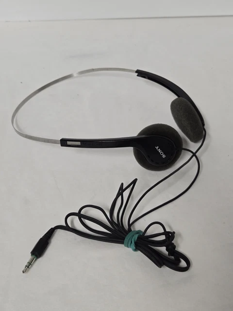 VINTAGE SONY WALKMAN MDR-006 Lightweight Headphones On Ear Foam Pads ...