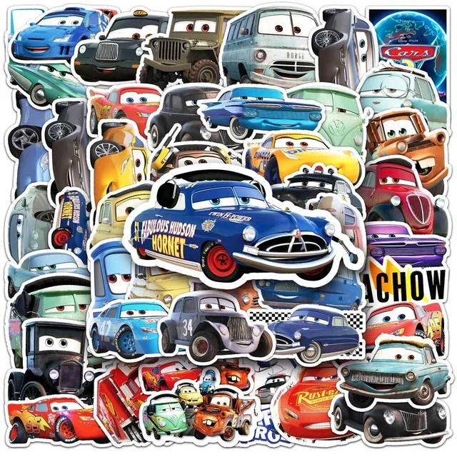 DISNEY PIXAR CARS Lightning McQueen And Friends 50 Stickers the Cars ...