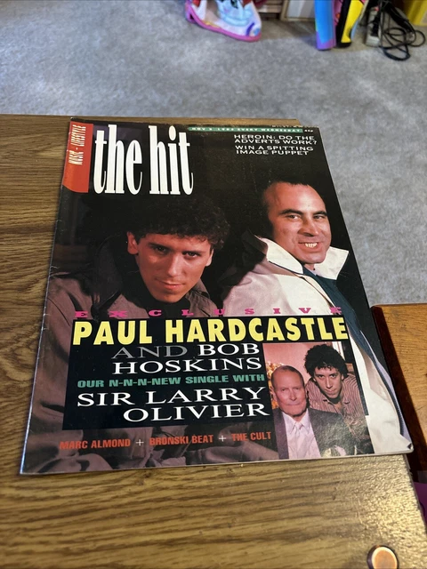 THE HIT MUSIC Lifestyle Magazine, Nov 1985 Paul Hardcastle, Bob Hoskins ...
