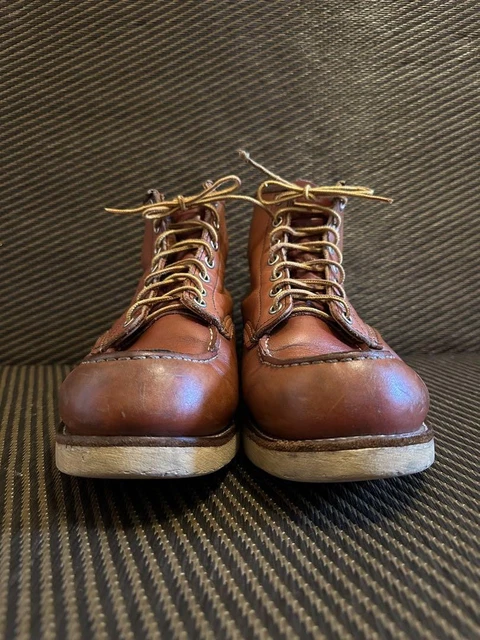 [RARE 2E WIDTH & beautiful sole] RED WING US10 embroidered feather tag ...