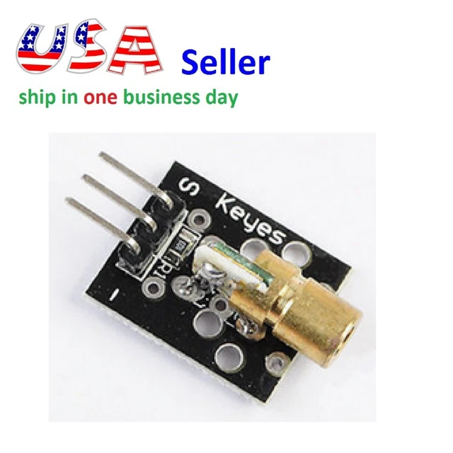 LASER MODULE 650NM 6mm 3V 5mW Red Laser Dot Diode Copper Head for ...