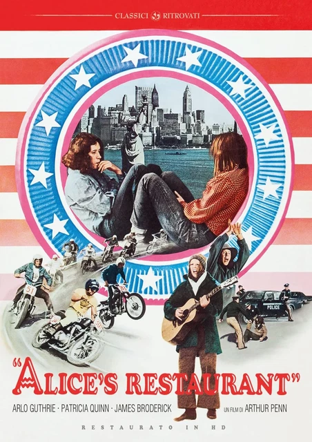 ALICE'S RESTAURANT (RESTAURATO in Hd) (DVD) Arlo Guthrie Patricia Quinn ...