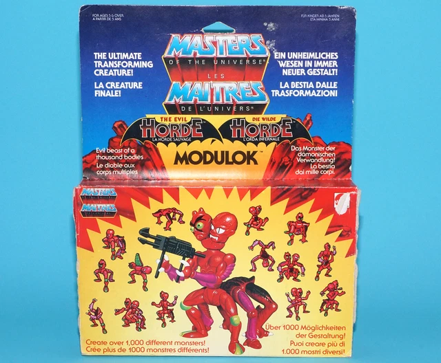 MOTU HE-MAN MASTERS Of The Universe Modulok Boxed Euro Box 1985 Mattel ...
