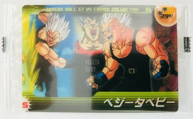 VEGETA BABY DRAGON Ball GT VS Combo Collection Clear Card giapponese ...