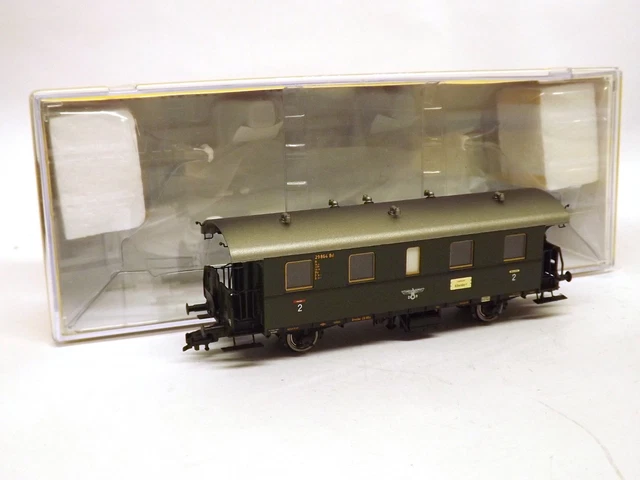 BRAWA 45807 EPOCH II DRG 4 Wheel Coach 2nd Class 29864 (HO Scale) Boxed ...