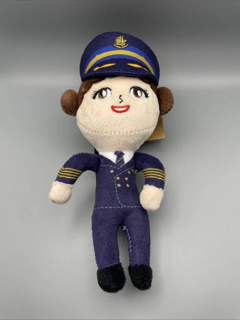 EMIRATES CAPTAIN AMELIA Blanket Buddy Pilot Airline Flight Plush Soft ...