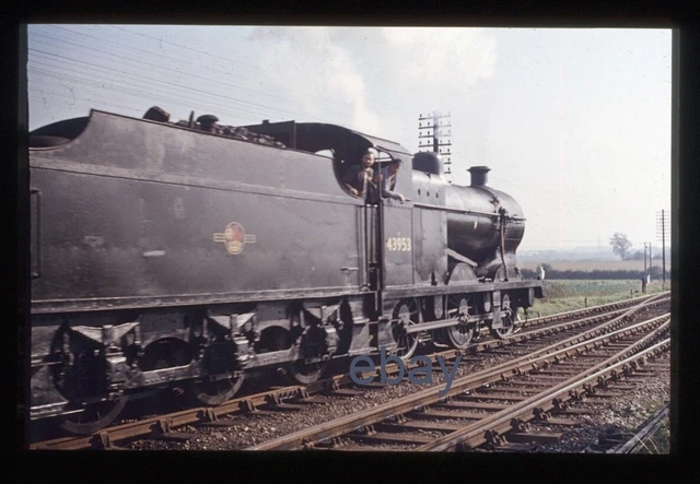 ORIGINAL 35MM SLIDE- ex LMS 4F 0-6-0 - 43953 - c.1966. £3.49 - PicClick UK