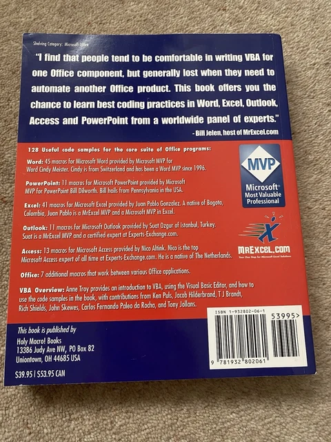 OFFICE VBA MACROS You Can Use Today £4.99 - PicClick UK