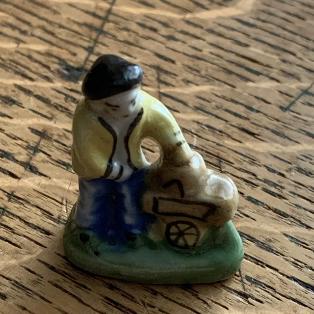 FRENCH FEVES COLLECTABLE *Miniature Nativity Ceramic Figurine *The ...