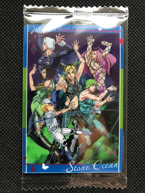 JOJO'S BIZARRE ADVENTURE Stone Ocean Visual Wafer Card PackJaponais BANDAI 20 EUR 13,90 ...