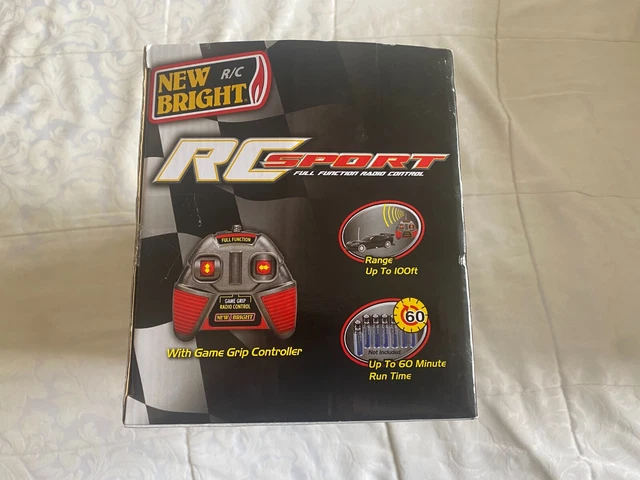 NEW BRIGHT REMOTE Control Car Corvette GT2 Race Car Blue BOXED £10.00 ...