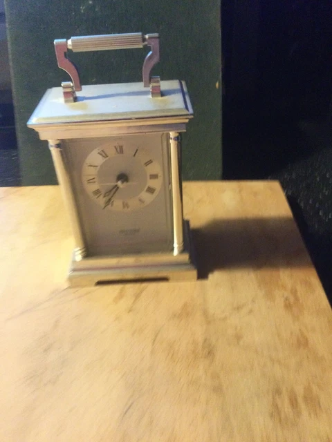 RHYTHM QUARTZ CARRIAGE Clock £4.50 - PicClick UK