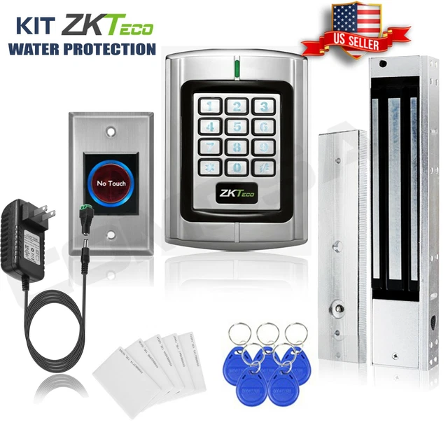 KIT DOOR ACCESS Control System Zkteco Magnetic Lock, Access ID Card Password. zk £74.46 ...
