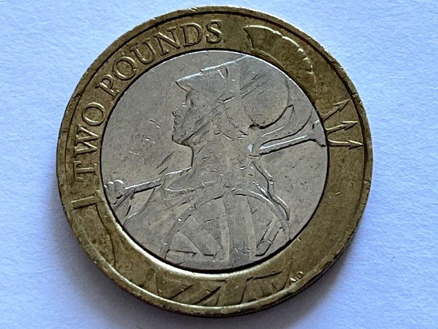 2 POUND £2 Coin Britannia Quatuor Maria Vindico Rare Collectable Money ...