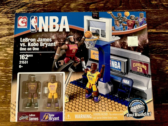 RARE LEGO NBA COLLECTOR Kobe Bryant Lebron James Basketball Lakers ...