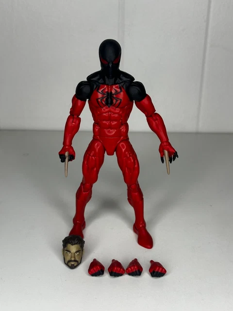 MARVEL LEGENDS SP DR Series SCARLET SPIDER KAIN/KANE Spiderman Clone ...